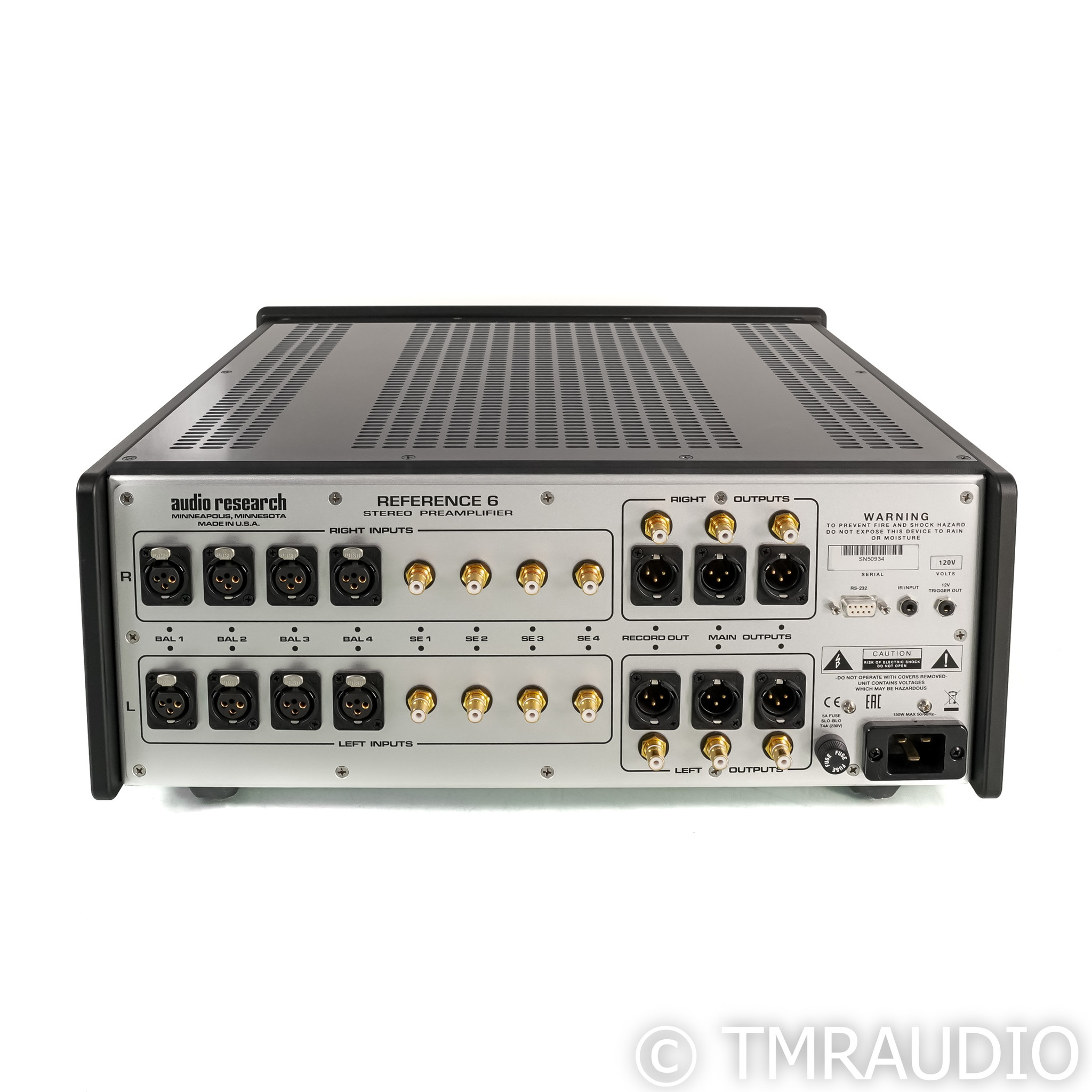 Audio Research Reference 6 Stereo Tube Preamplifier (SOLD2) - The Music ...