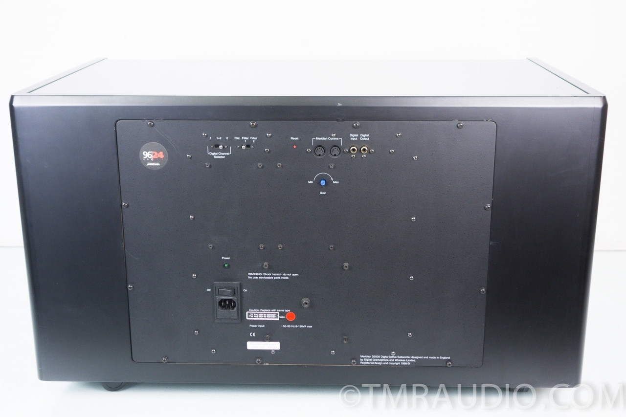 Meridian DSW-2500 Dual 10 inch Powered Subwoofer in Factory Box