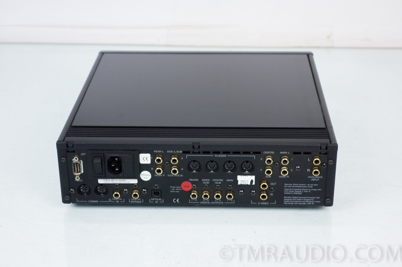 Meridian 565 Preamp / Surround Processor (updated to 7.1) - The Music Room