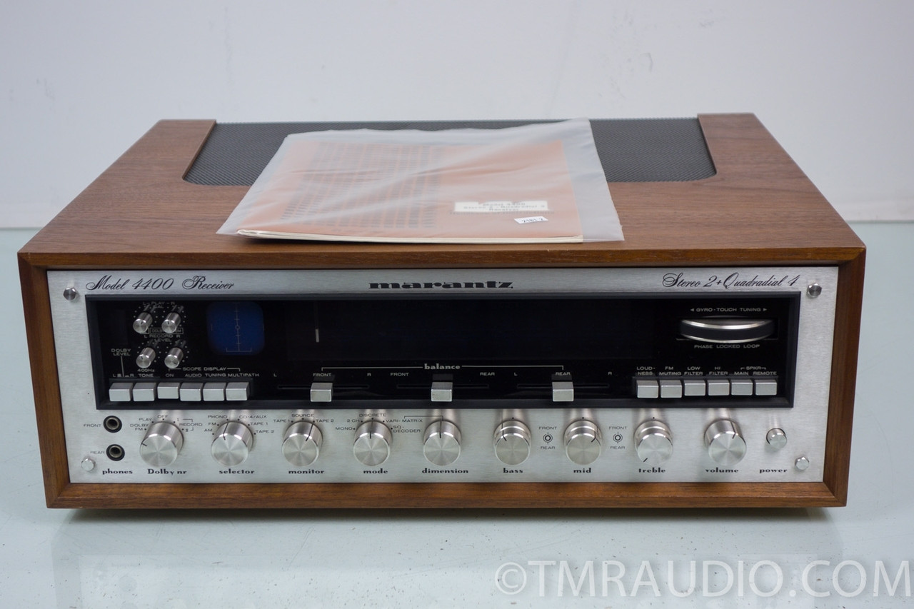 Marantz Model 4400 Vintage Stereo / Quad Receiver In Wood Case - Near ...