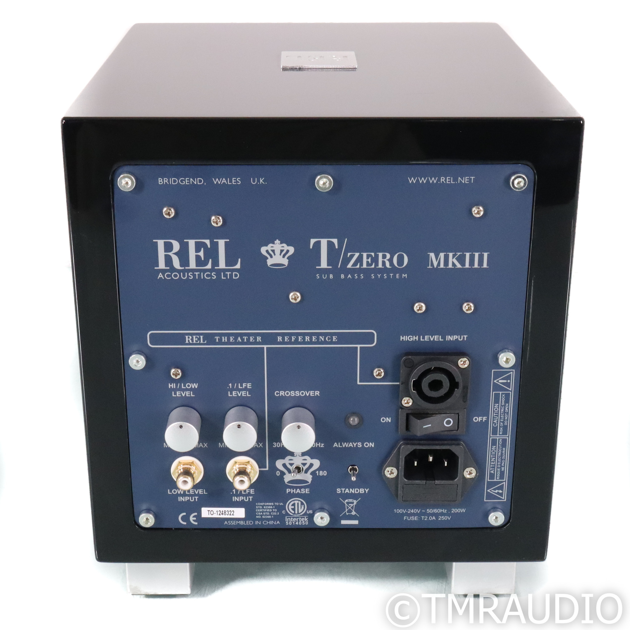 REL Acoustics T/Zero MkIII Subwoofer; Piano Black - The Music Room