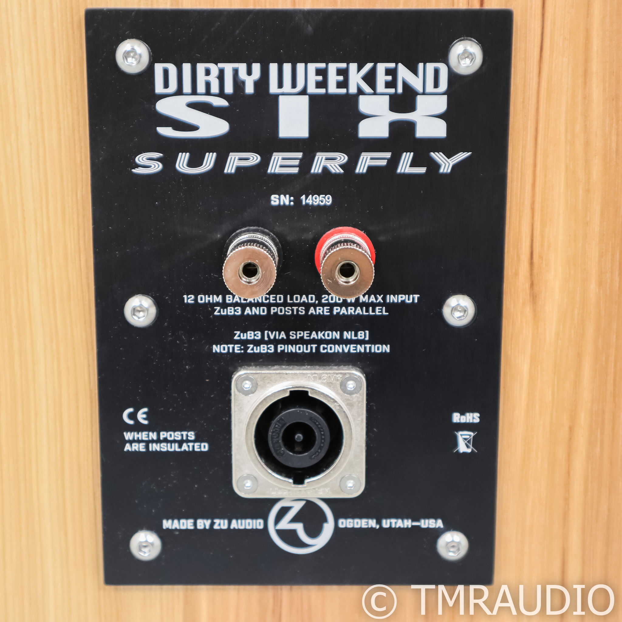 Zu DW 6 Superfly Floorstanding Speakers; Dirty Weekend; Rustic Hickory ...