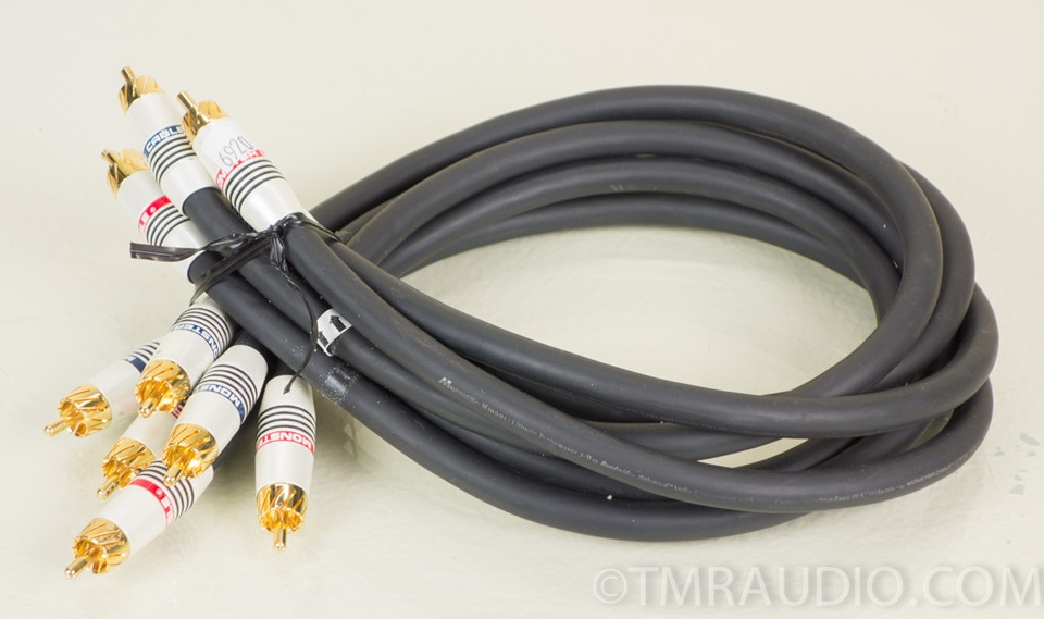 Monster Interlink Reference 2 Interconnect RCA Cables; Set of 6 .5 Meter - The Music Room