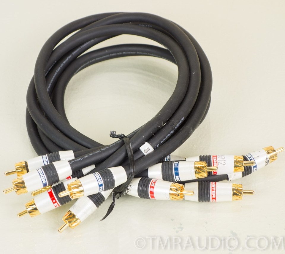 Monster Interlink Reference 2 Interconnect RCA Cables; Set of 6 .5 Meter - The Music Room