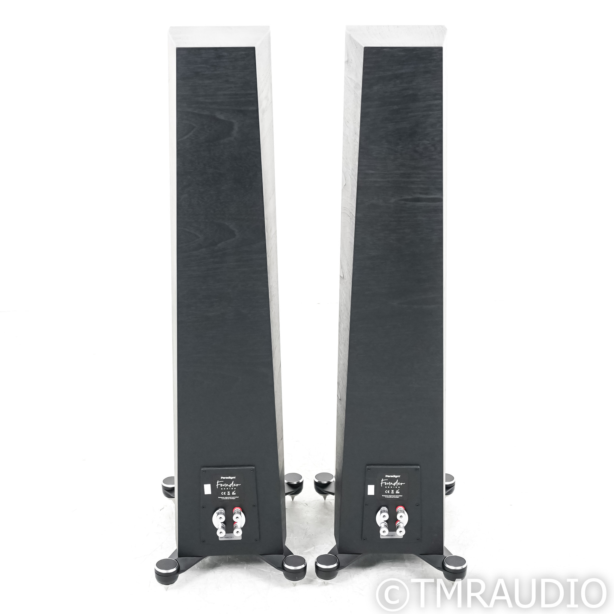 Paradigm Founder 80F Floorstanding Speakers; Black Walnut Pair - The ...