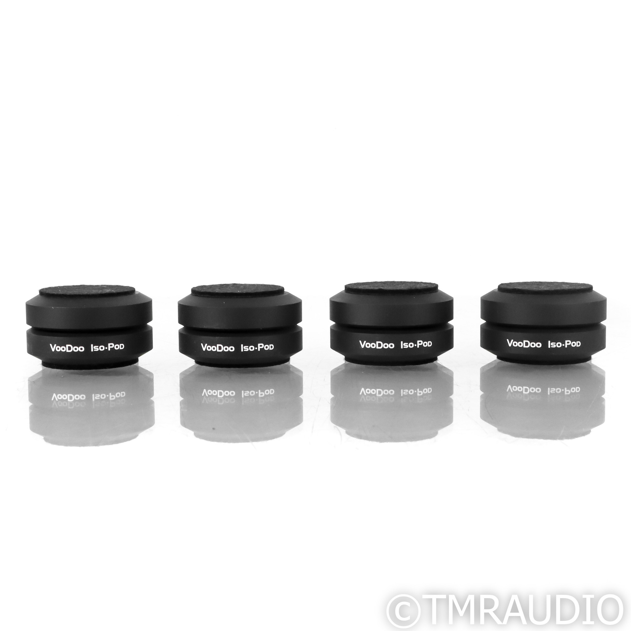 VooDoo Cables Iso-Pod Component Isolation System; Black Set of Four ...