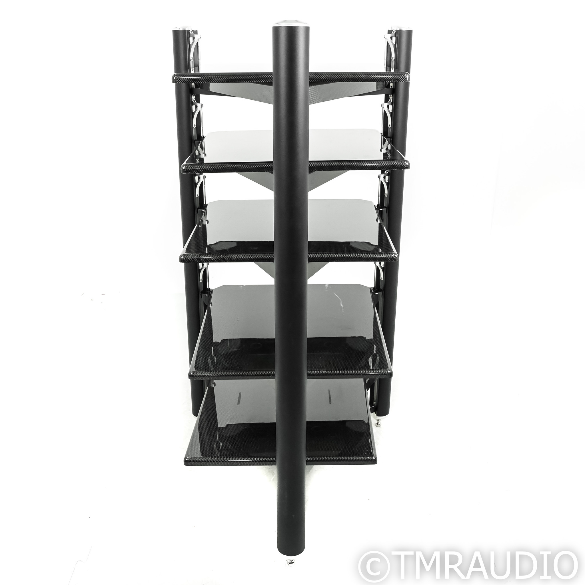 Grand Prix Audio Silverstone Trio 5-Shelf Isolation Rack; Carbon Fiber ...