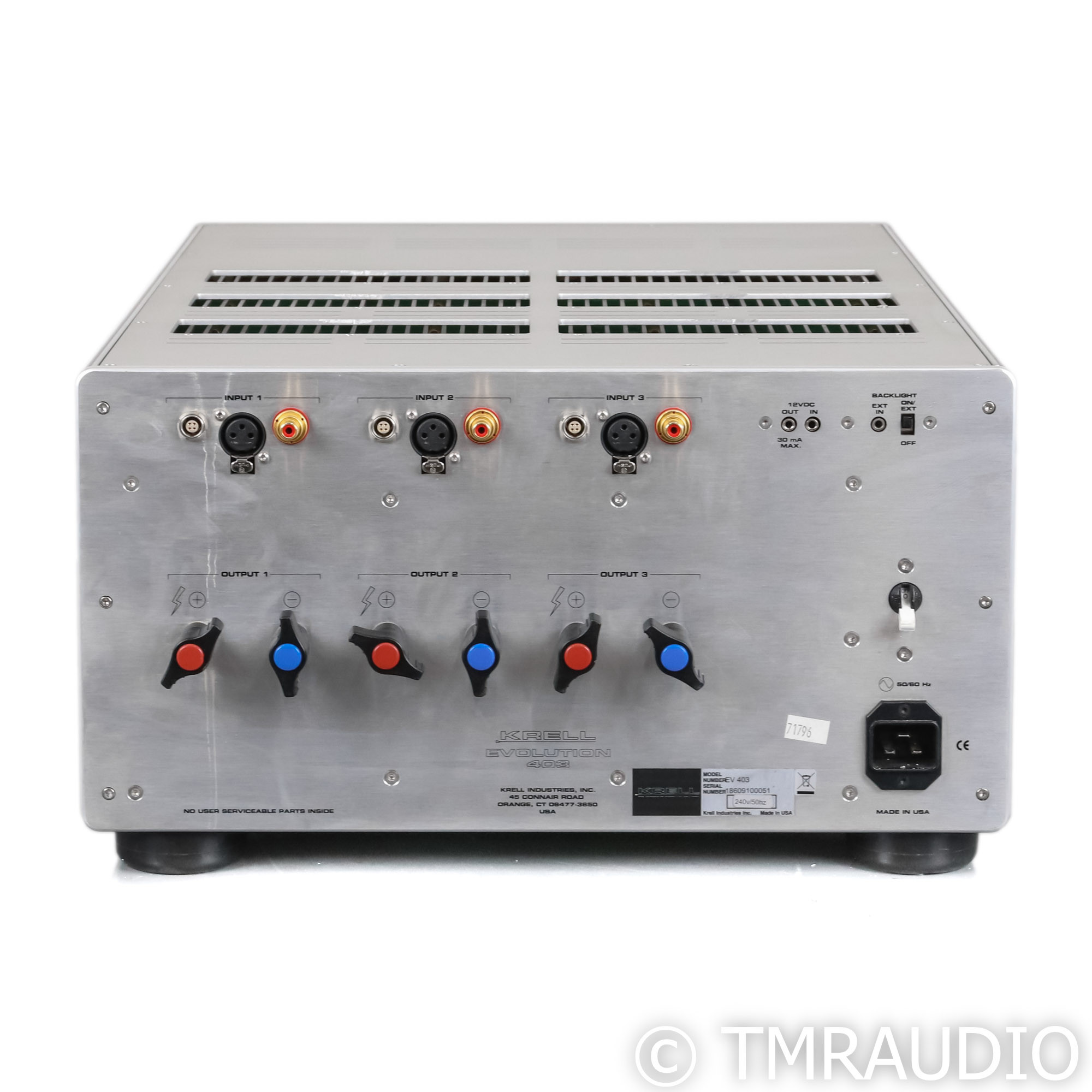 Krell Evolution 403 Three Channel Power Amplifier - The Music Room