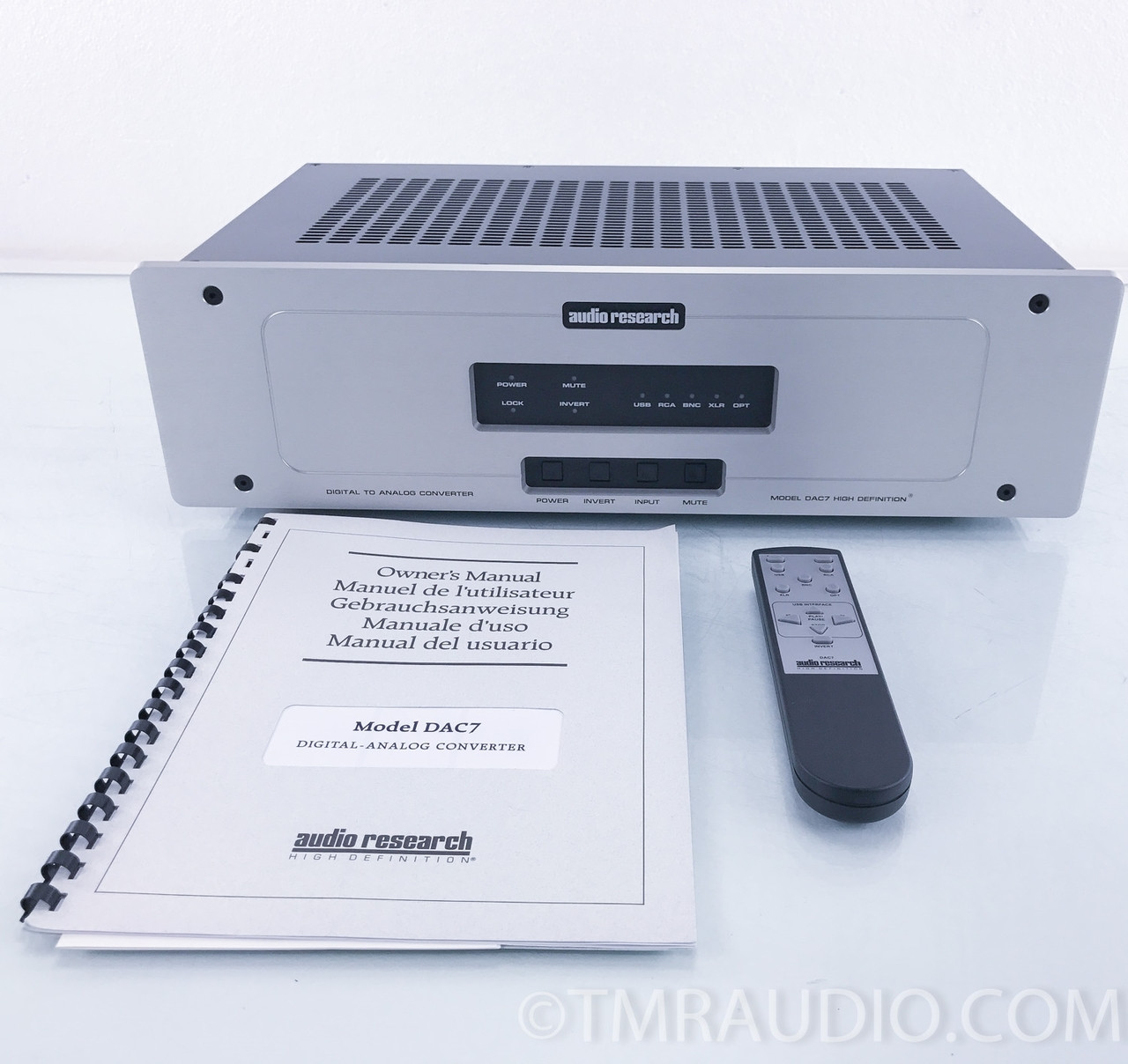 Audio Research DAC7 DAC; D/A Converter (SOLD) - The Music Room