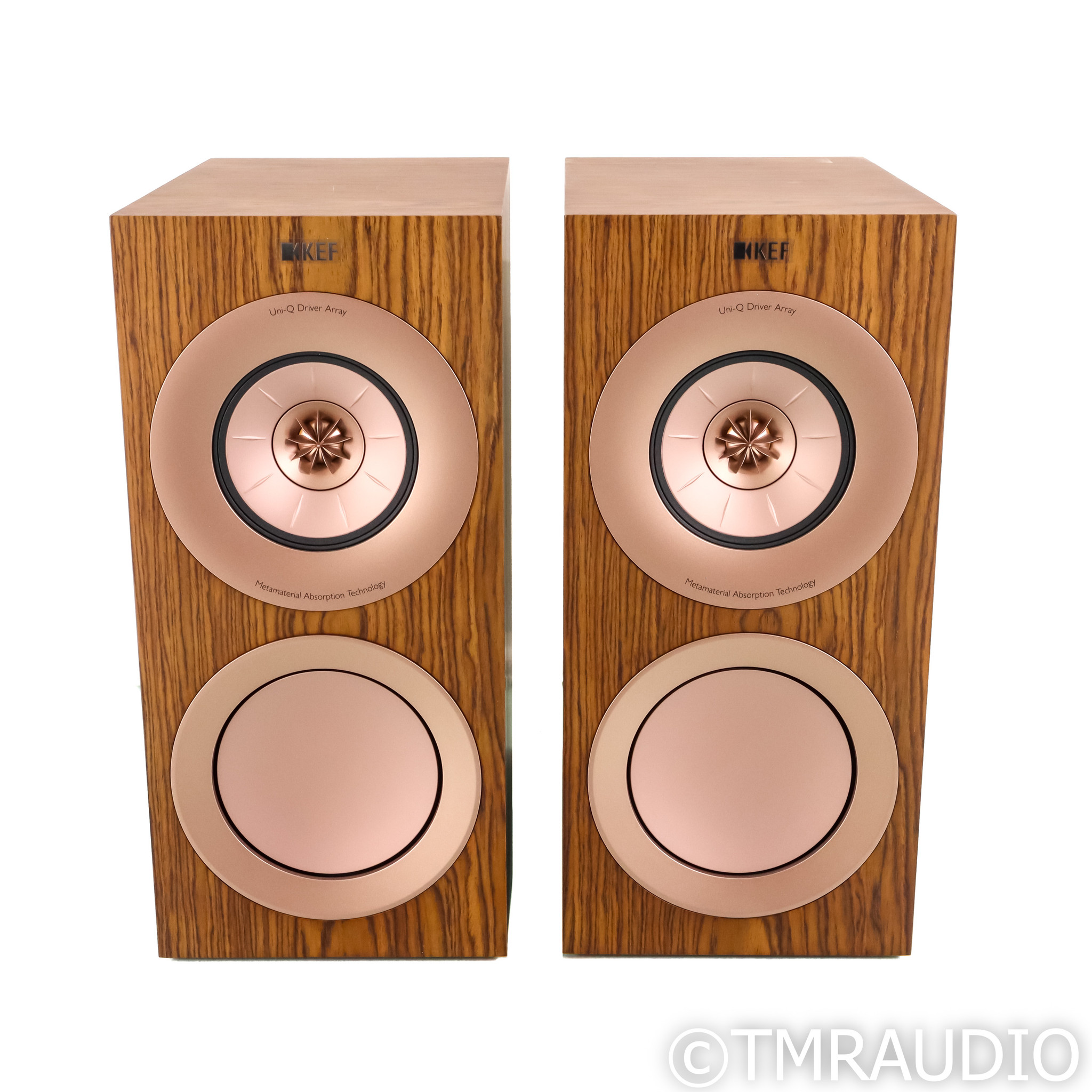 KEF R3 Meta Bookshelf Speakers; Walnut Pair - The Music Room