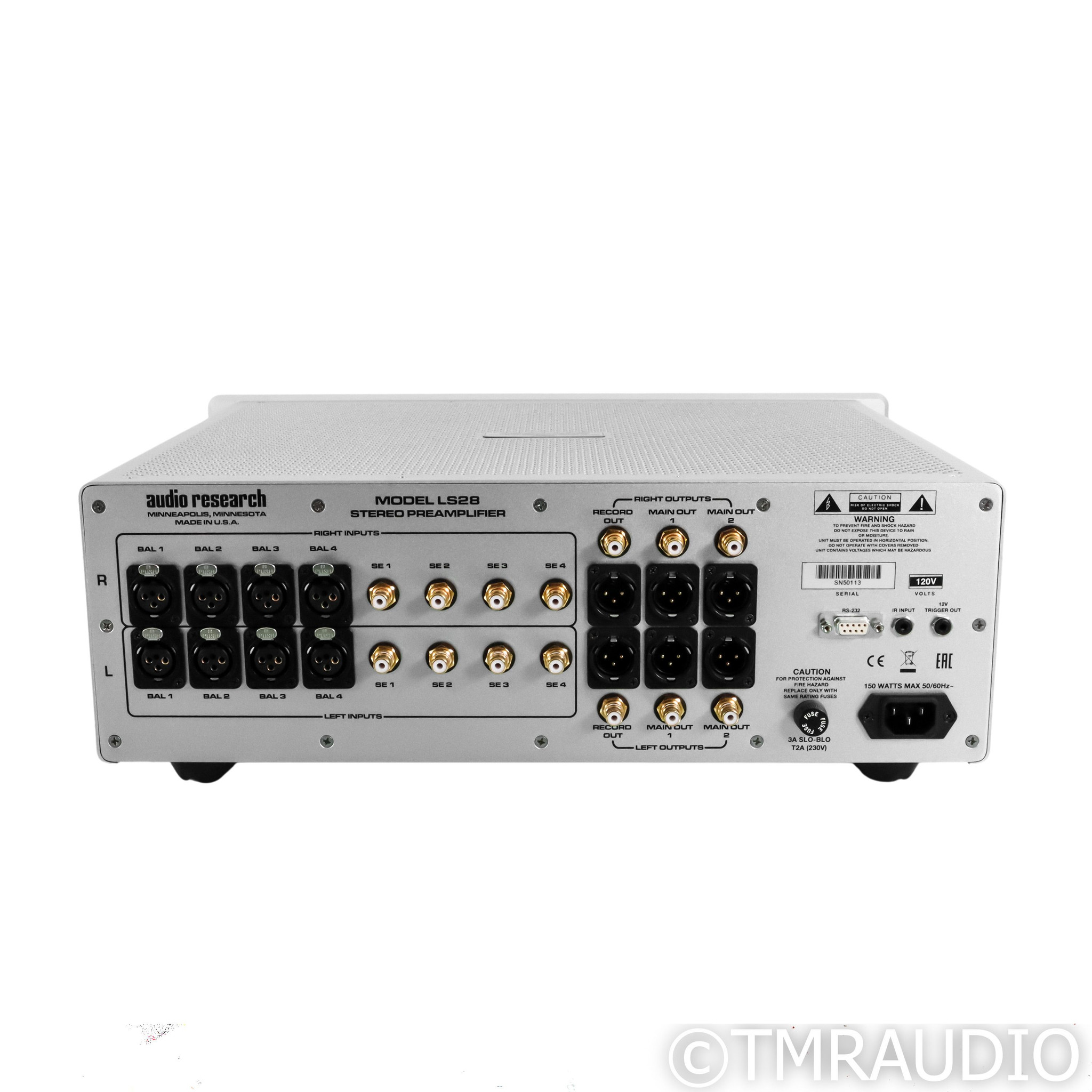 Audio Research LS28 Stereo Tube Preamplifier - The Music Room