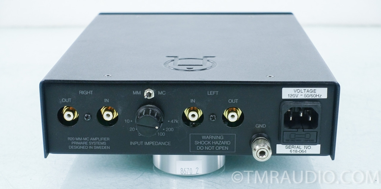 Primare R20 MM-MC Amplifier; Phono Preamplifier - The Music Room