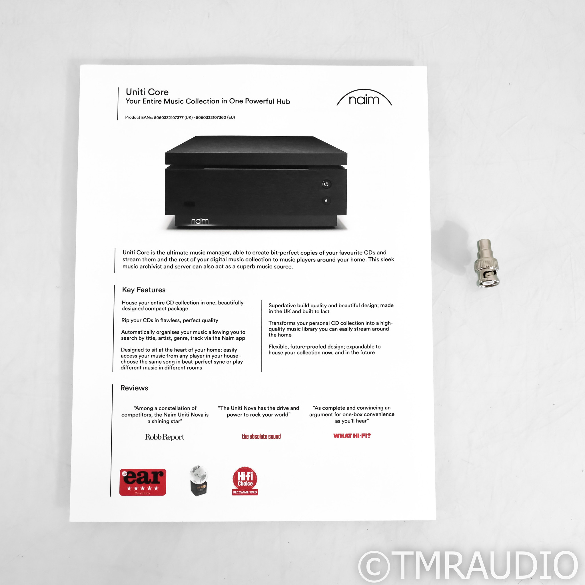 Naim Uniti Core Music Streamer / CD Ripper (Used) - The Music Room