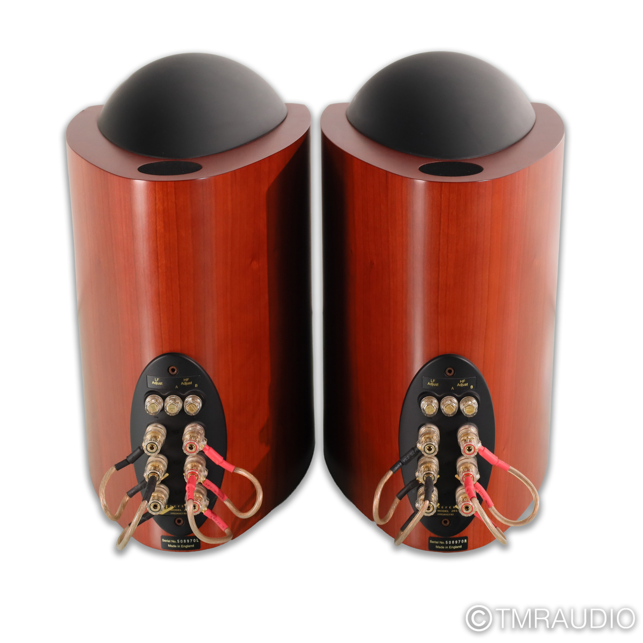 KEF Reference 201/2 Bookshelf Speakers; Cherry Pair - The Music Room