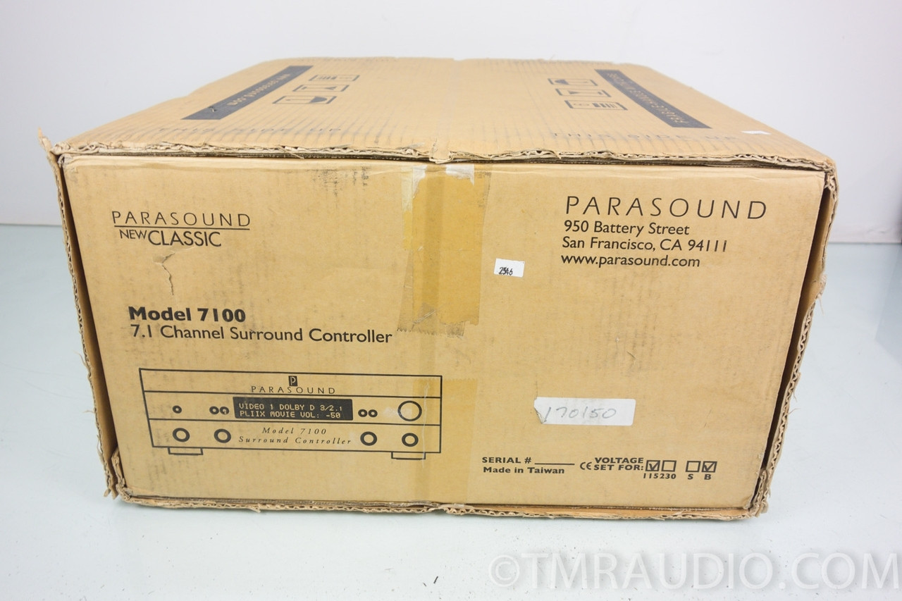 Parasound 7100 Surround Processor / Preamplifier in Factory Box