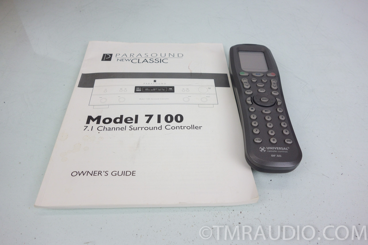 Parasound 7100 Surround Processor / Preamplifier in Factory Box - The ...
