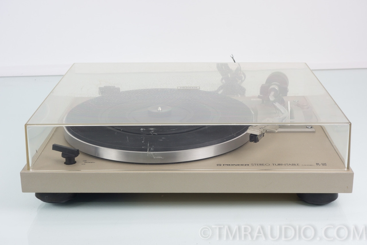 Pioneer PL-512 Turntable with Stanton Mk V Cartridge & New Belt - The ...