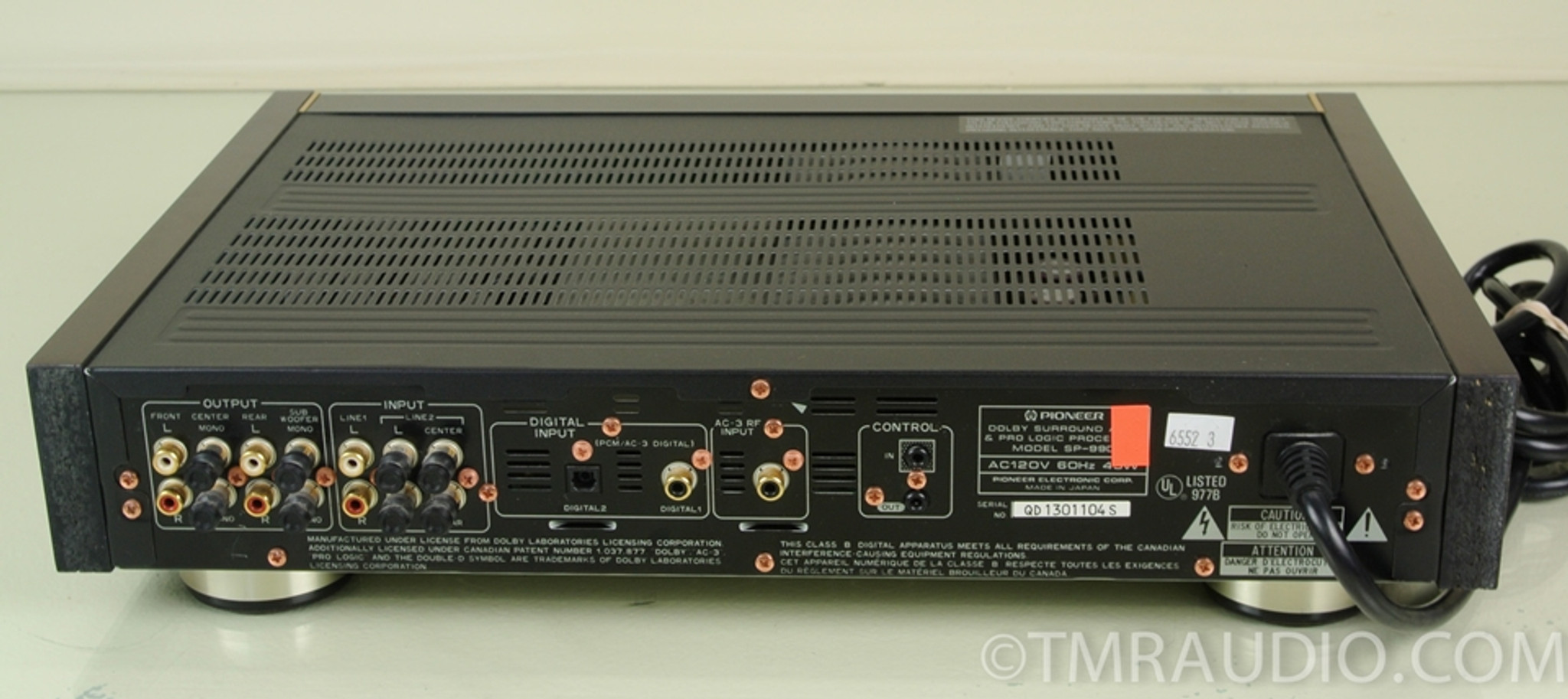 Pioneer Elite SP-99D Dolby Surround Processor; Digital Preamp / Controller - The Music Room