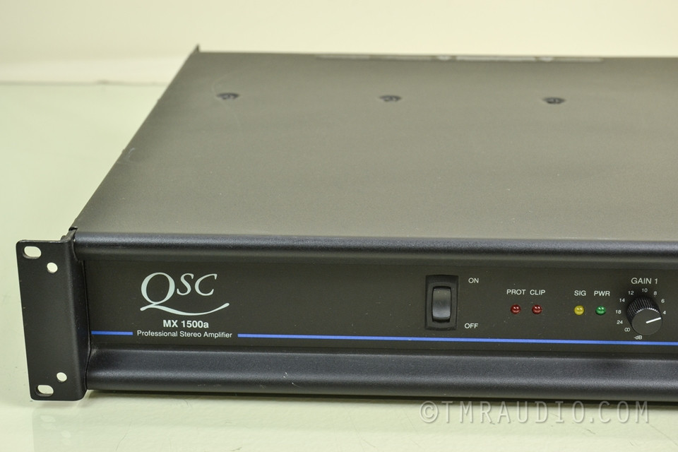 QSC Audio MX-1500a Professional Stereo Power Amplifier - The Music Room