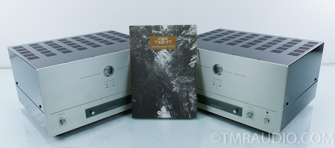 Air Tight ATM-3 Mono Tube Amplifiers; Re-capped - The Music Room