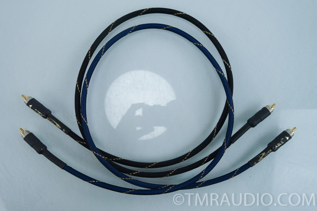 River Cable Audiflex Gold Series Interconnects; 1m Pair RCA Cables ...