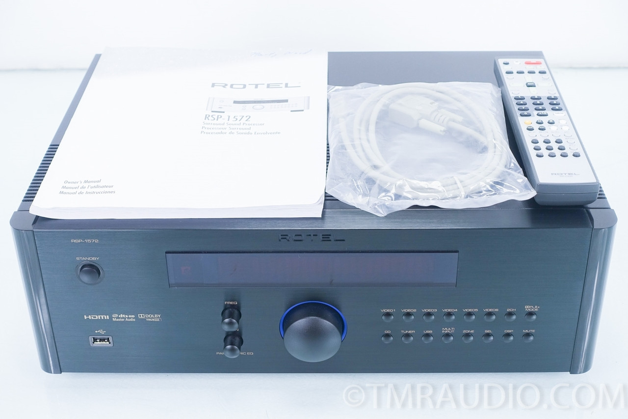 Rotel RSP-1572 Preamplifier / Processor in Factory Box - The Music Room