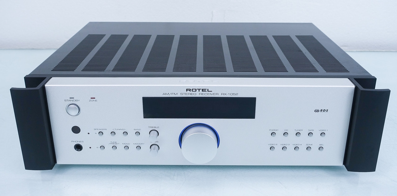 Rotel RX-1052 Stereo Receiver in Factory Box; Silver - The Music Room