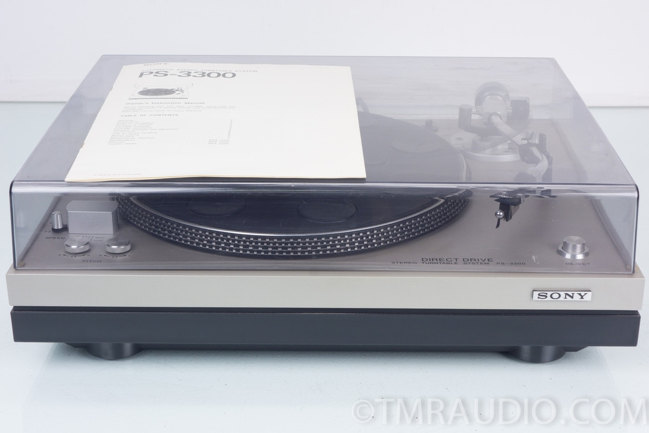Sony PS-3300 Direct Drive Turntable in Factory Box - The Music Room