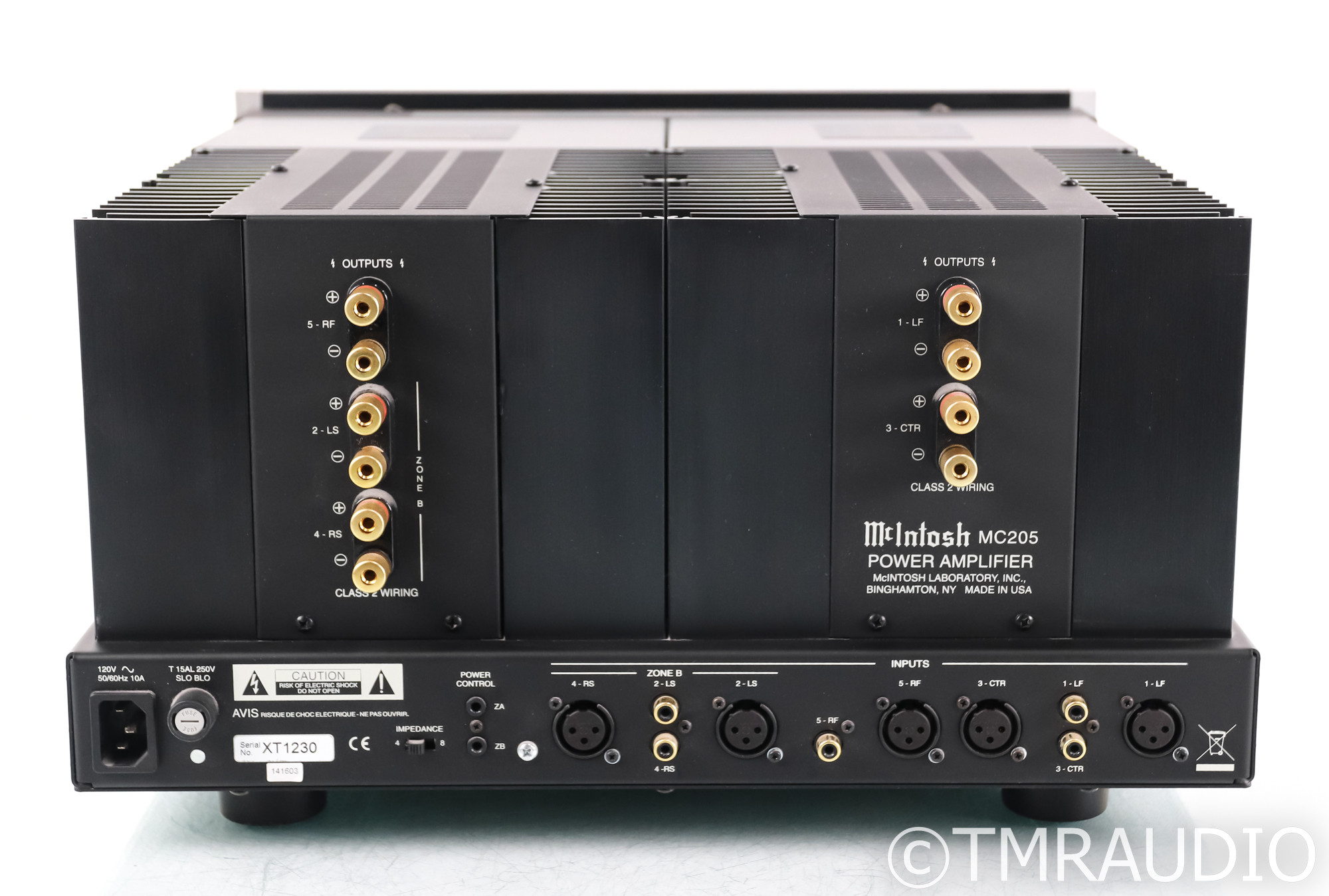 McIntosh MC205 5-Channel Power Amplifier; MC-205 - The Music Room