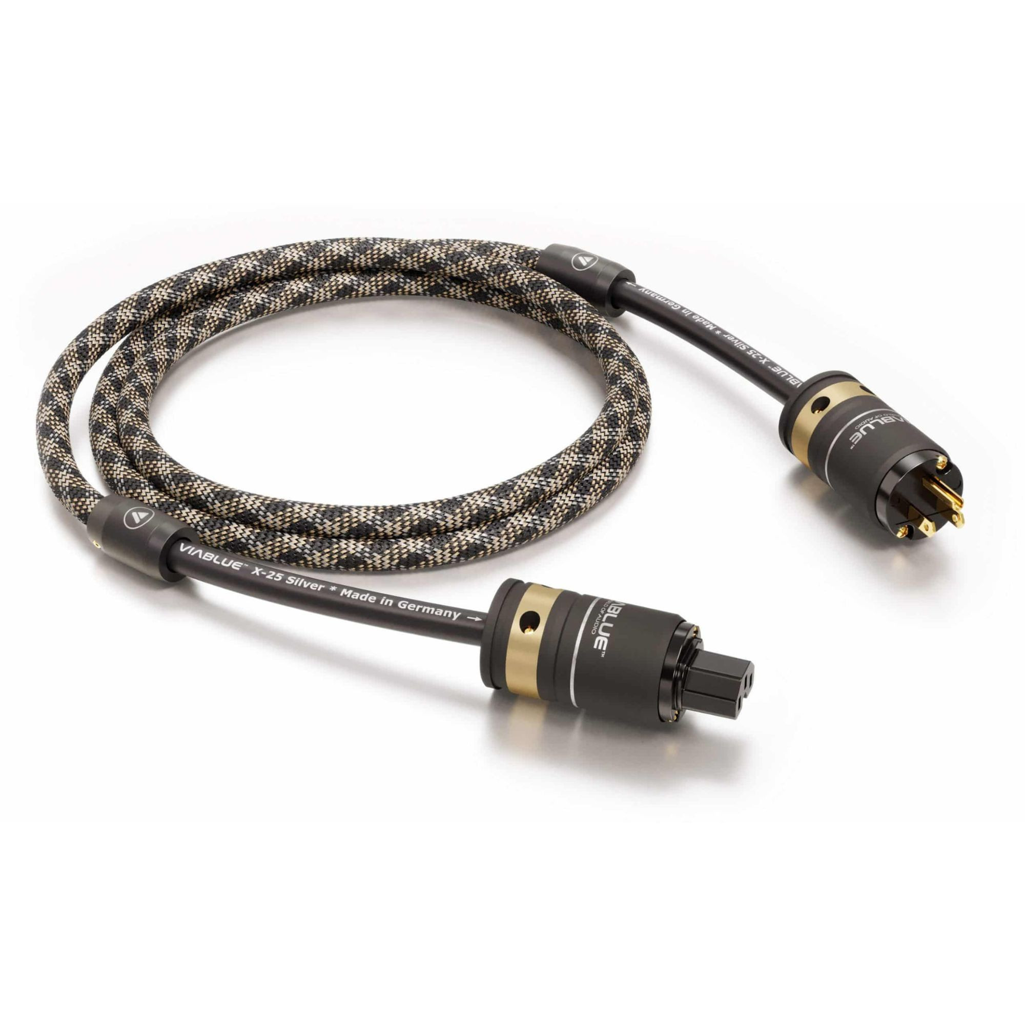 VIABLUE X-25 Silver Power Cable - The Music Room