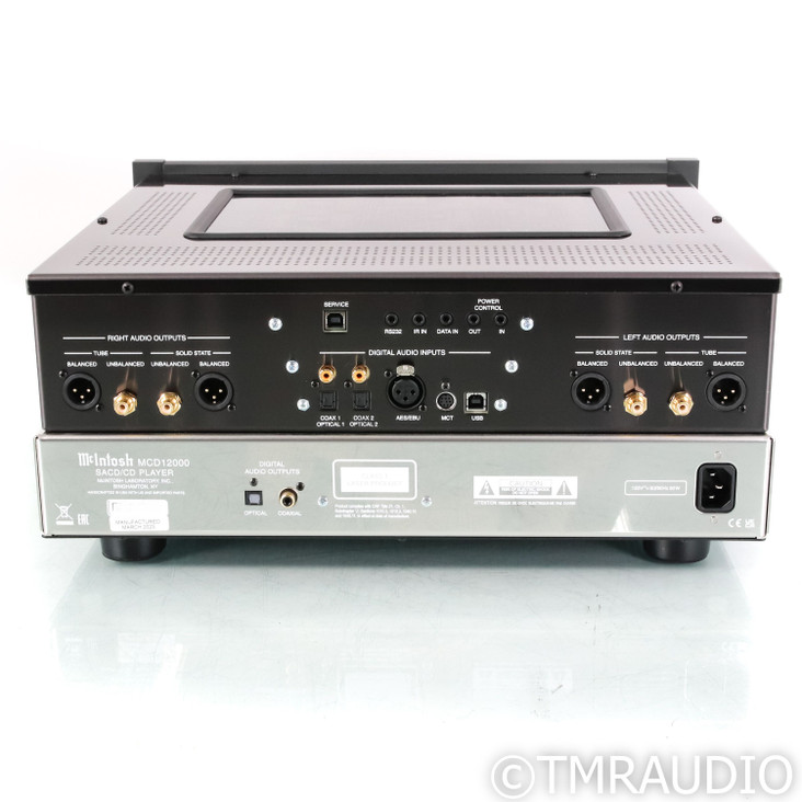 McIntosh MCD12000 Tube Hybrid CD & SACD Player - The Music Room