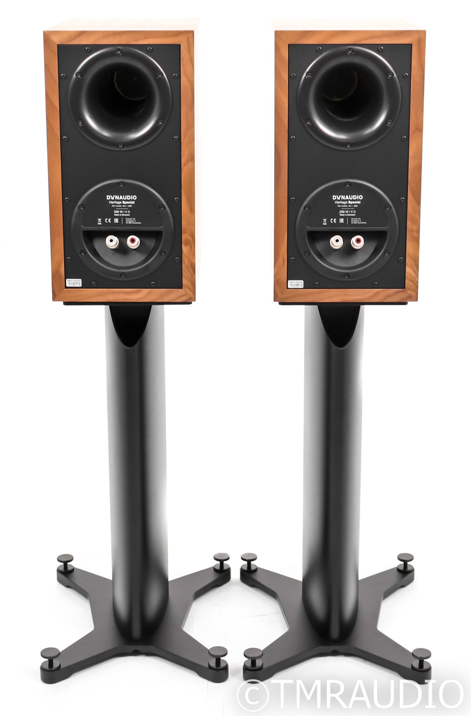 Dynaudio Heritage Special Bookshelf Speakers; Walnut Pair w/ Stands ...