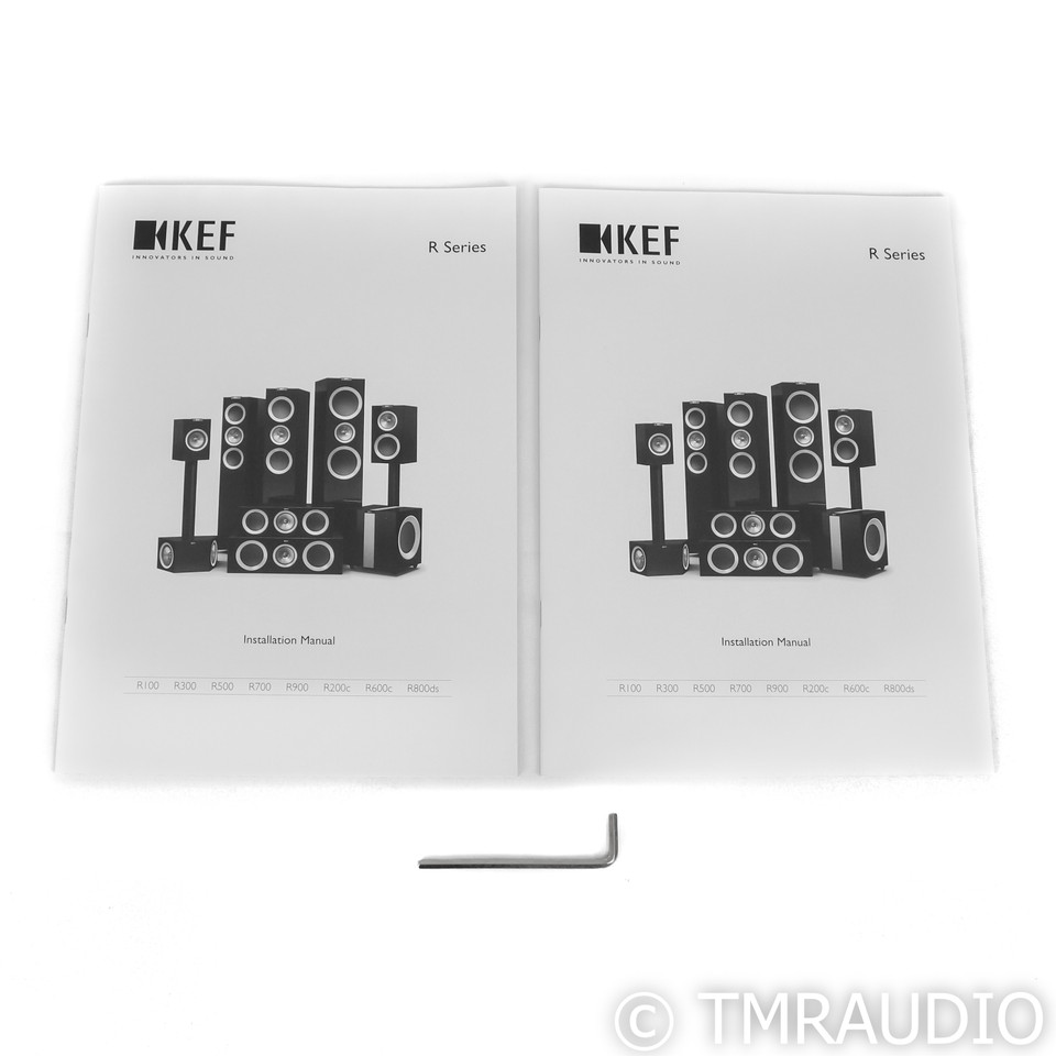 KEF R900 Floorstanding Speakers; Black Pair - The Music Room