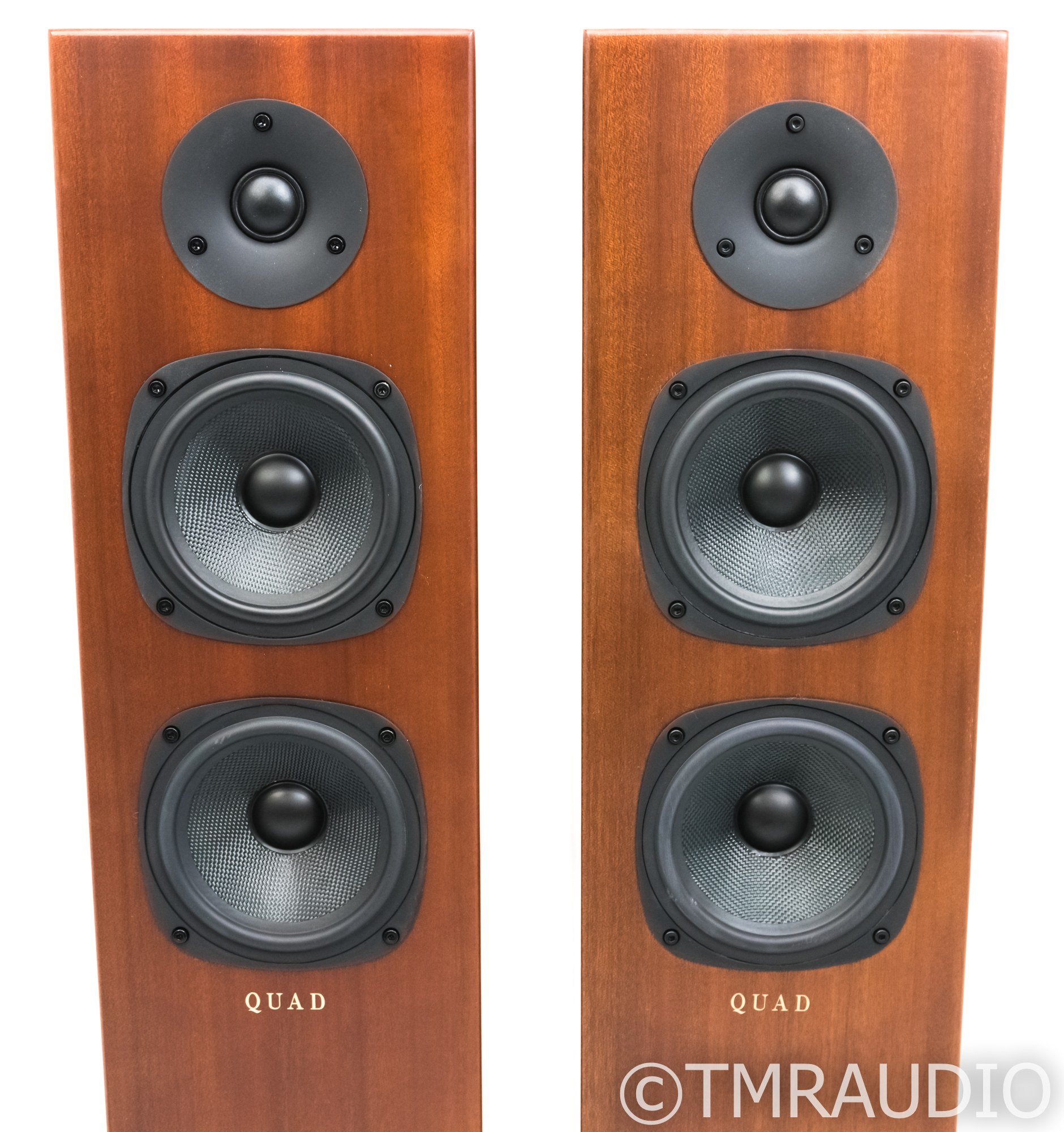 Quad 23L Classic Signature Floorstanding Speaker; Sapele Mahogany Pair ...