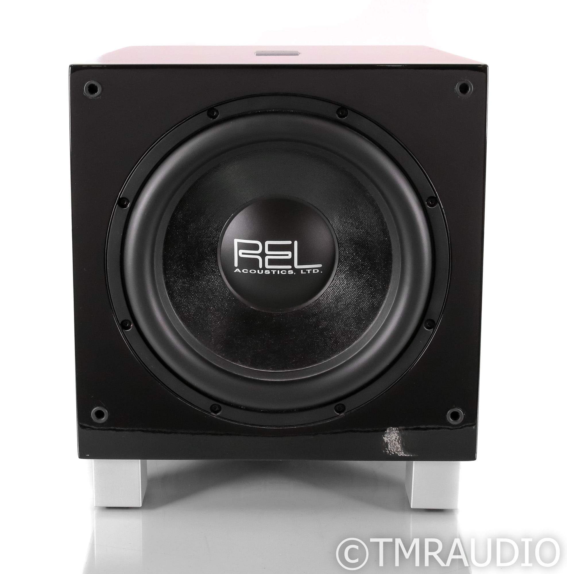 REL T7 8" Powered Subwoofer; Piano Black - The Music Room
