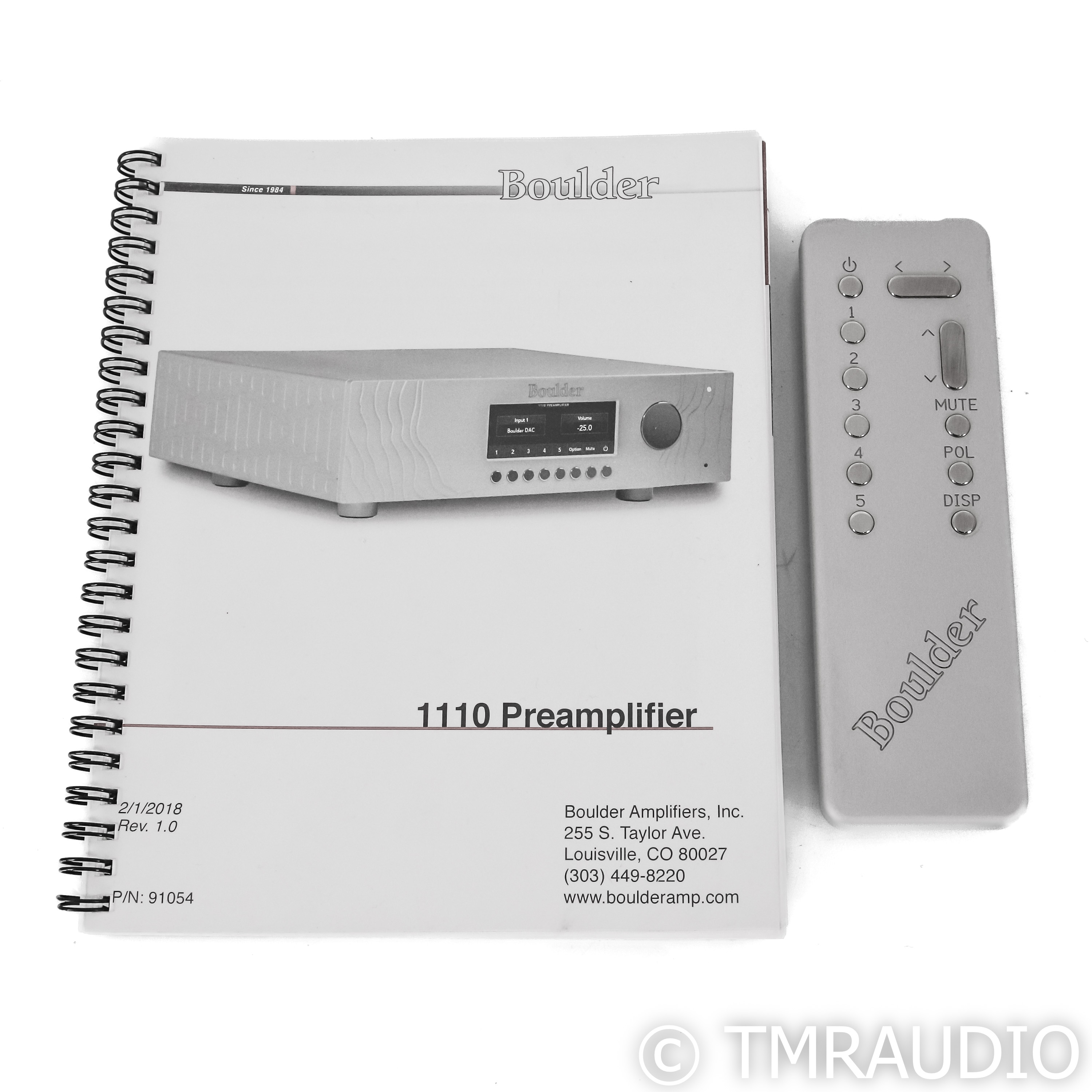 Boulder 1110 Stereo Preamplifier (SOLD) - The Music Room