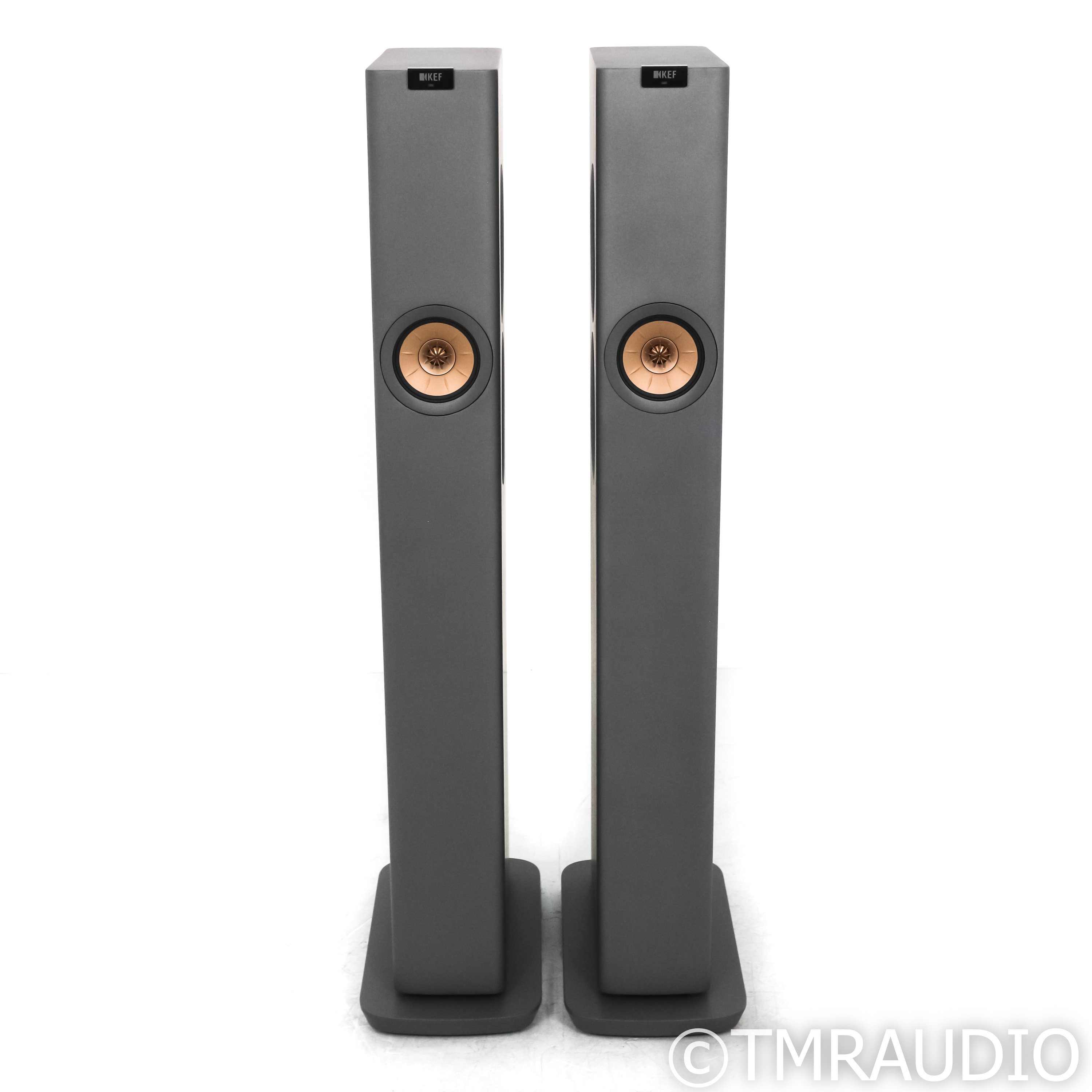 KEF LS60 Wireless Powered Floorstanding Speakers; Titanium Gray Pair ...