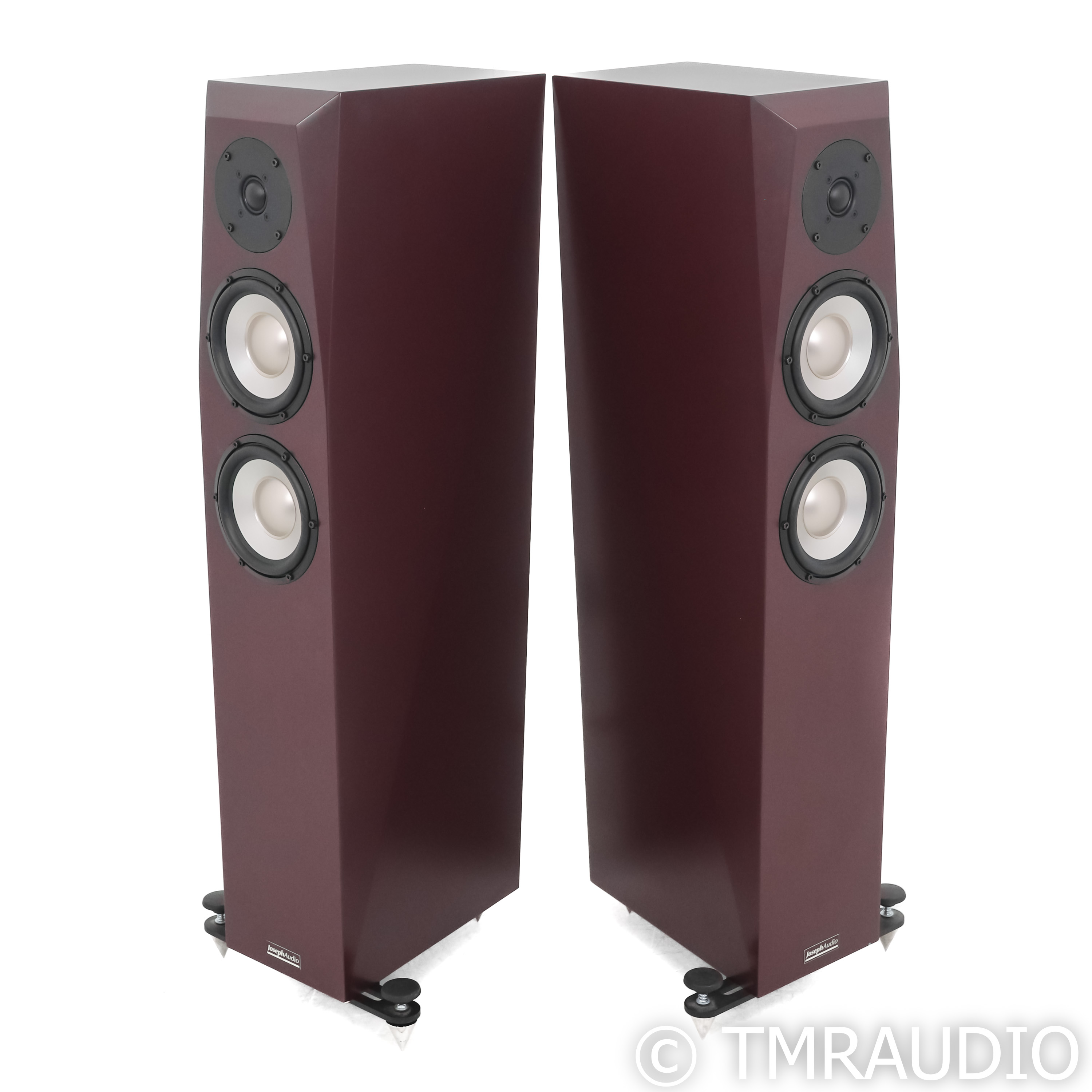 Joseph Audio Profile Floorstanding Speakers; Burgundy Pair - The Music Room