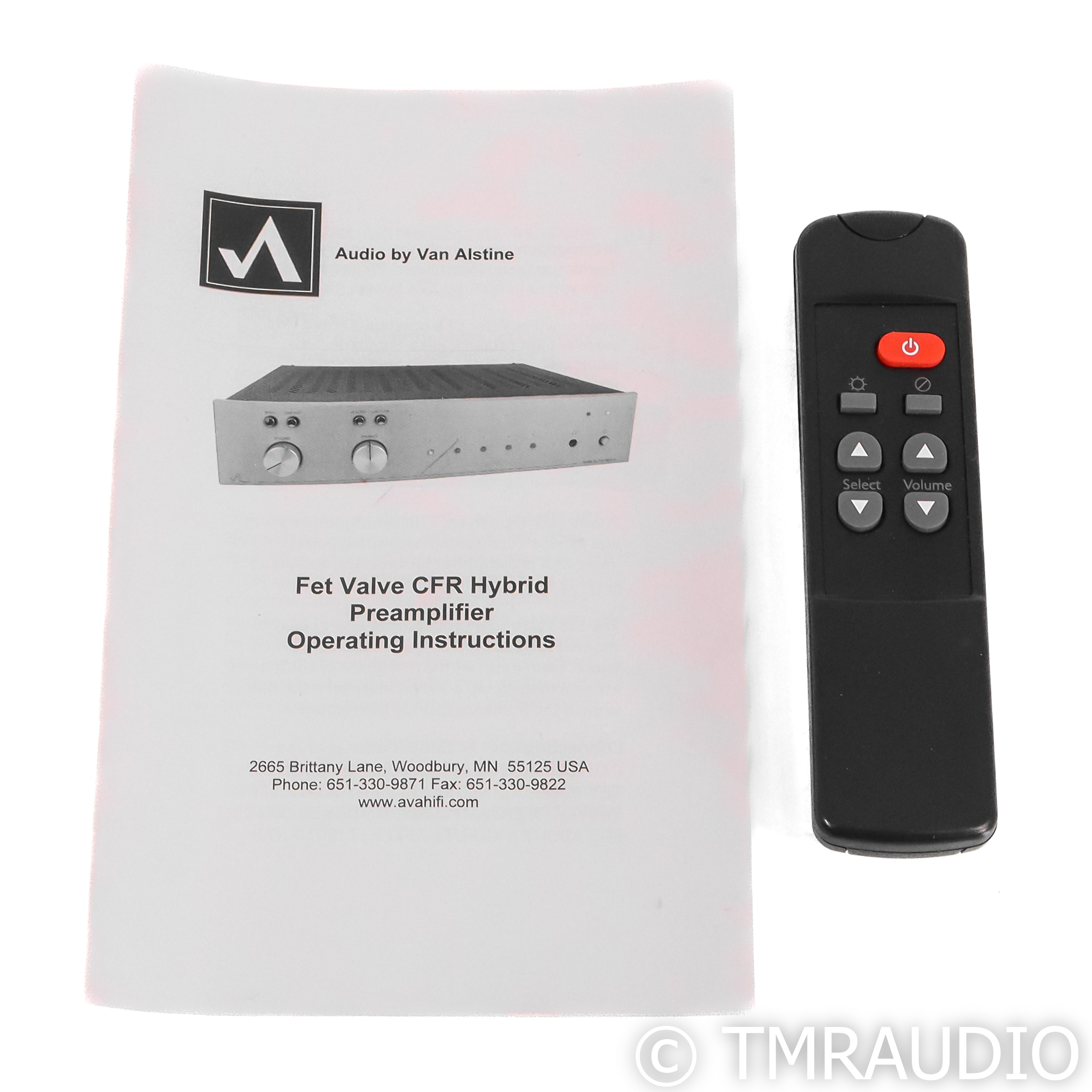 Van Alstine FET Valve CFR Stereo Tube Preamplifier - The Music Room