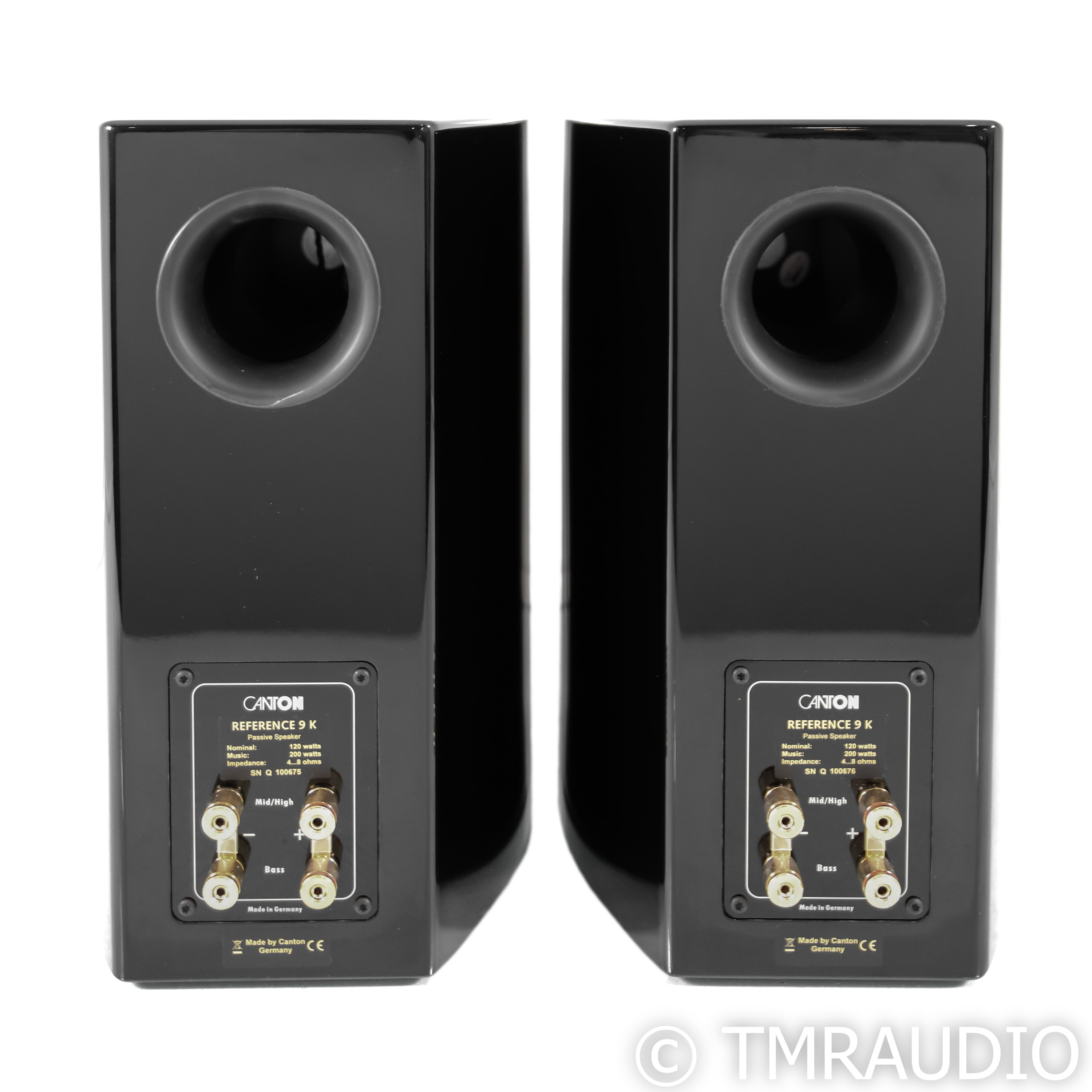 Canton Reference 9K Bookshelf Speakers; Piano Black Pair (SOLD) - The ...