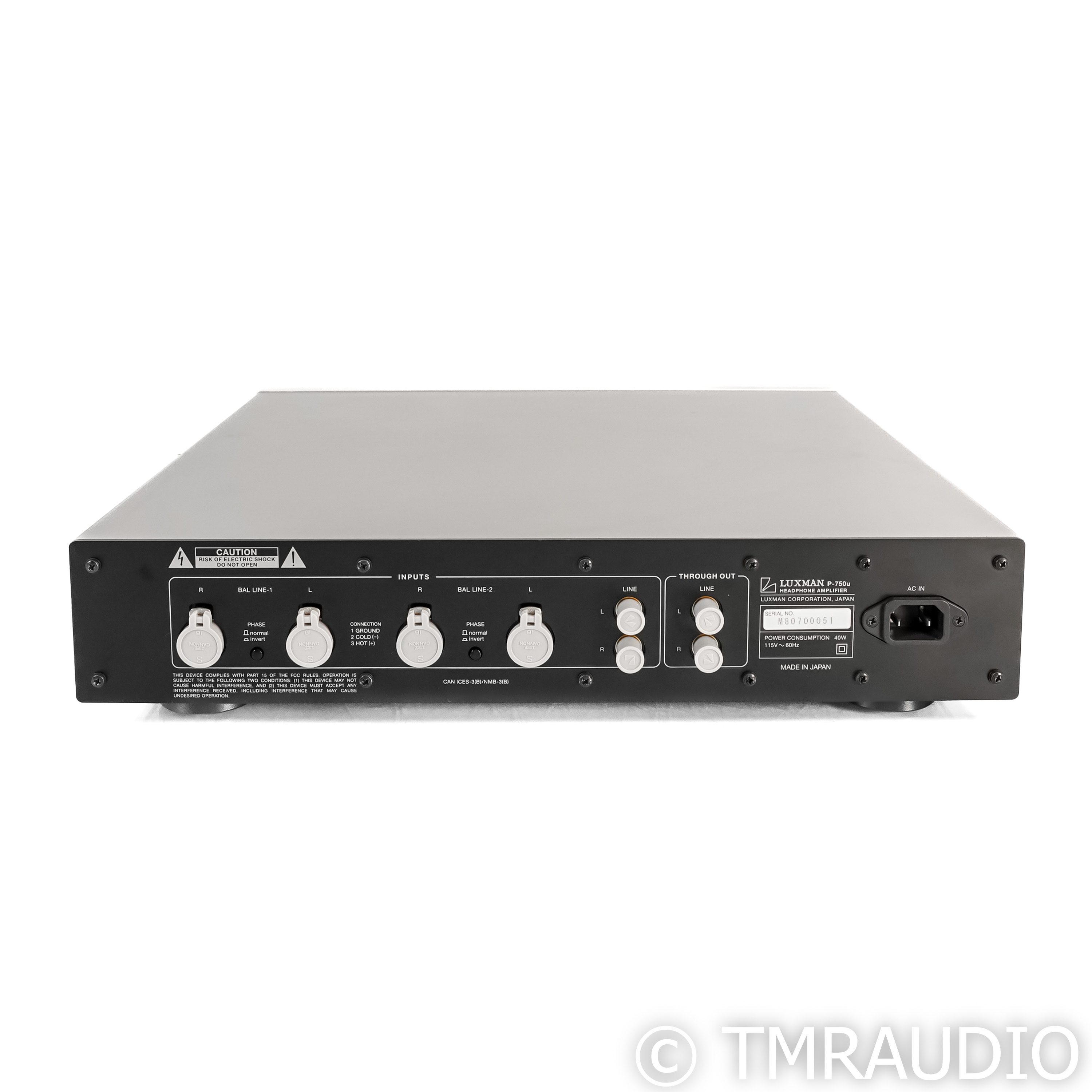 Luxman P-750u Headphone Amplifier - The Music Room