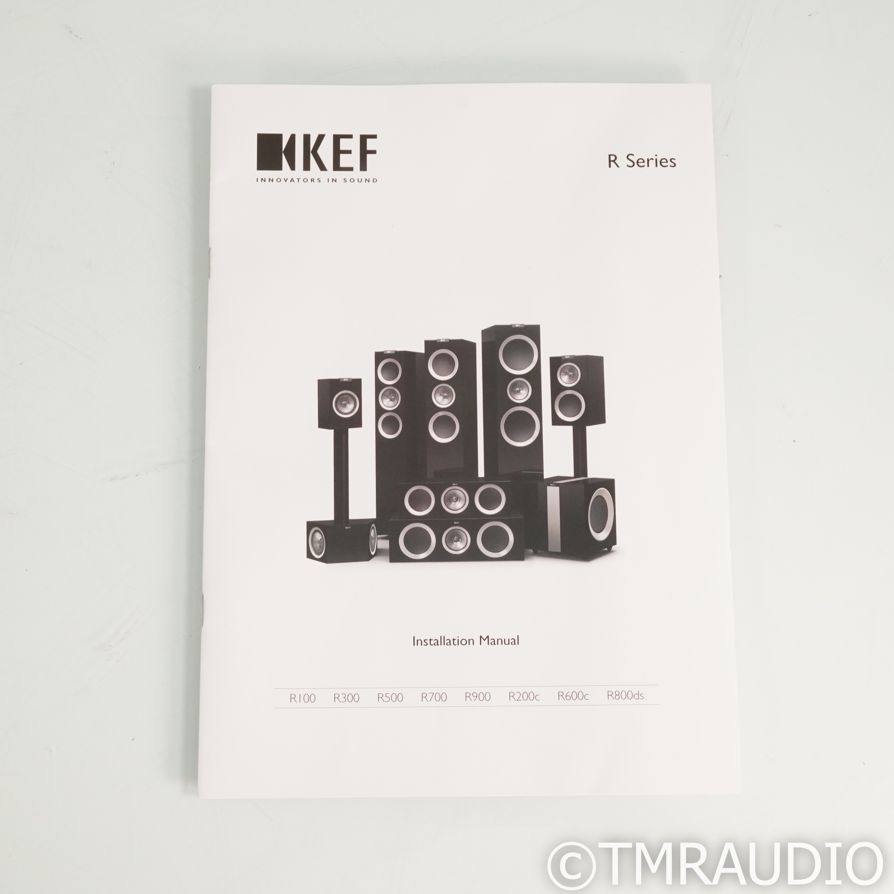 KEF R300 Bookshelf Speakers; White Pair - The Music Room