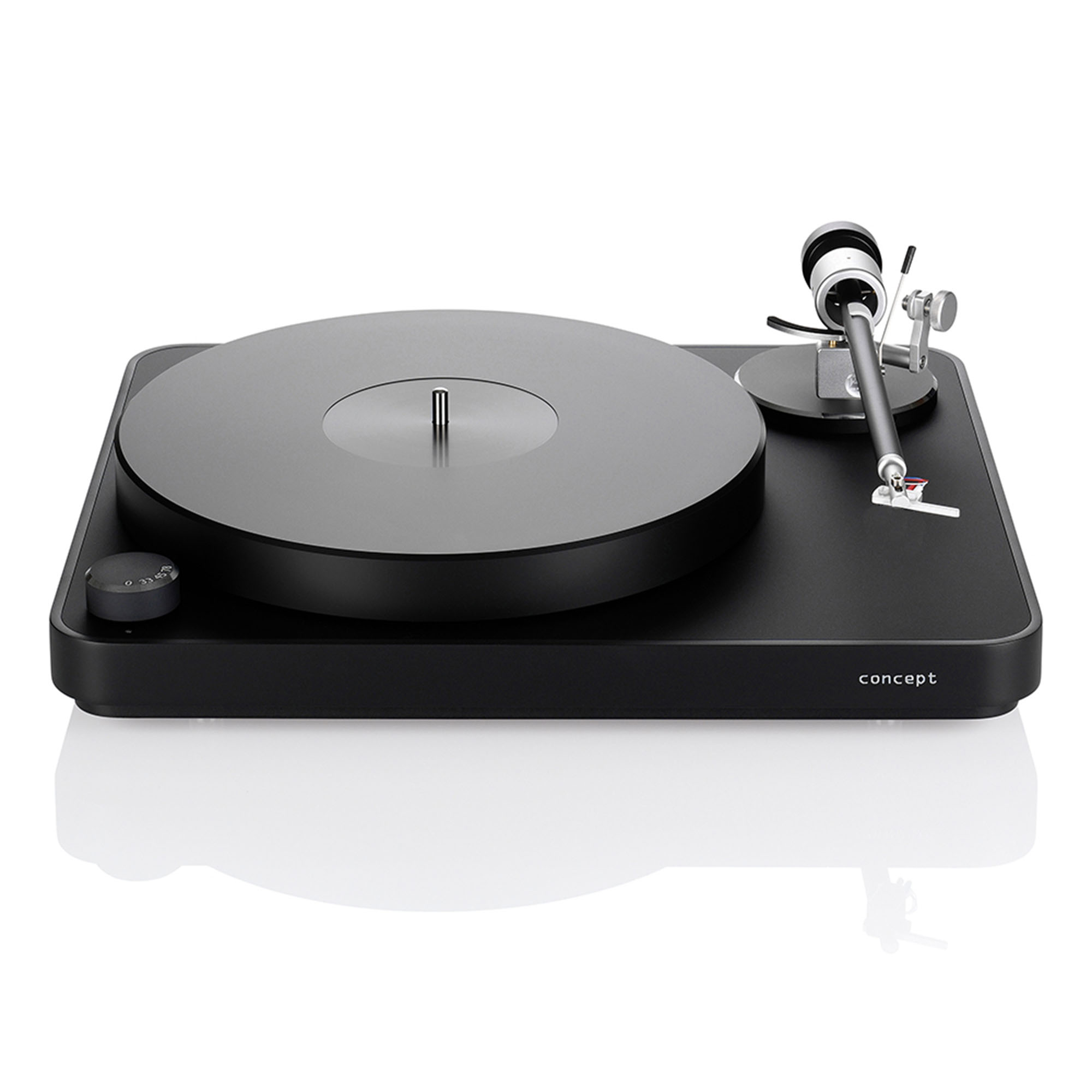 Clearaudio Concept AiR Turntable; Satisfy Carbon Fiber; No Cart (Open ...