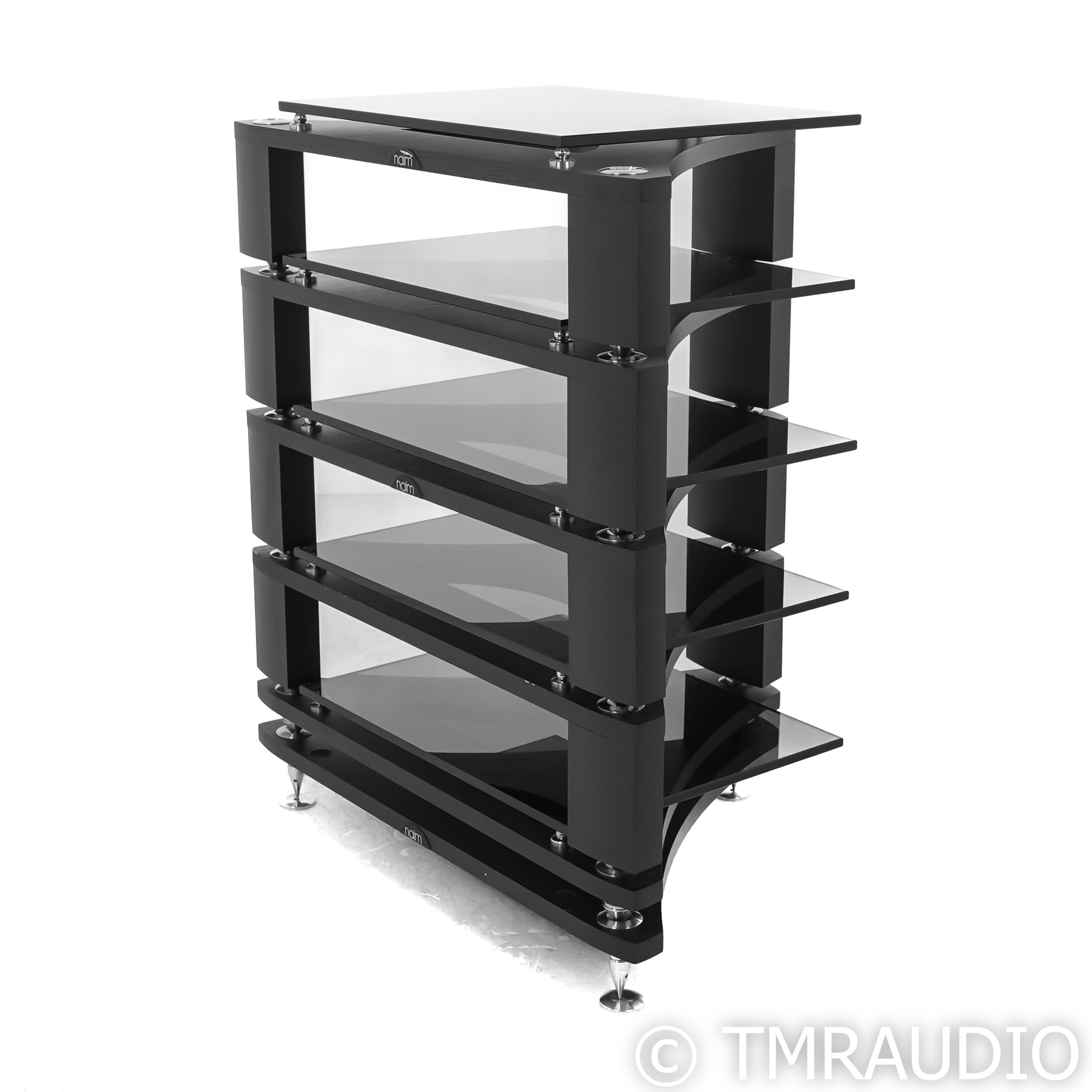 Naim Fraim Equipment Stand; 5 Shelves, Black - The Music Room