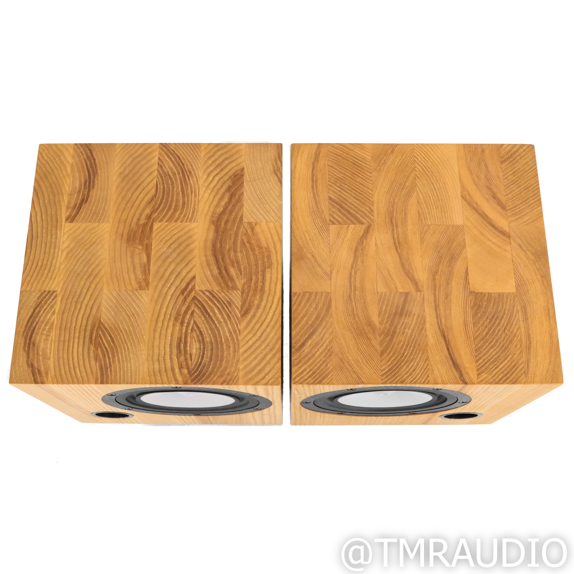 Fern & Roby Cube Bookshelf Speakers; Heart Pine Pair (SOLD) - The Music ...