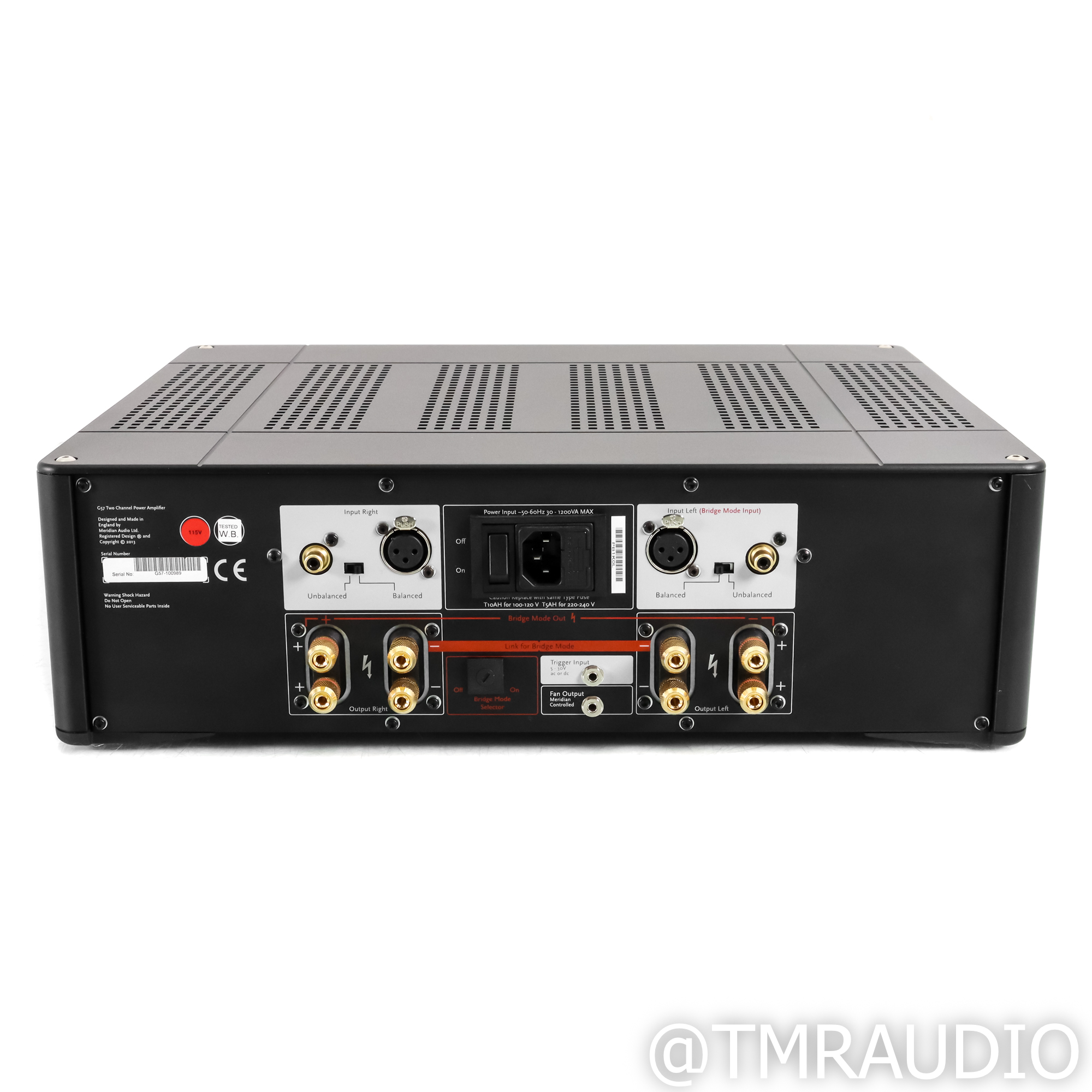 Meridian G57 Stereo Power Amplifier - The Music Room