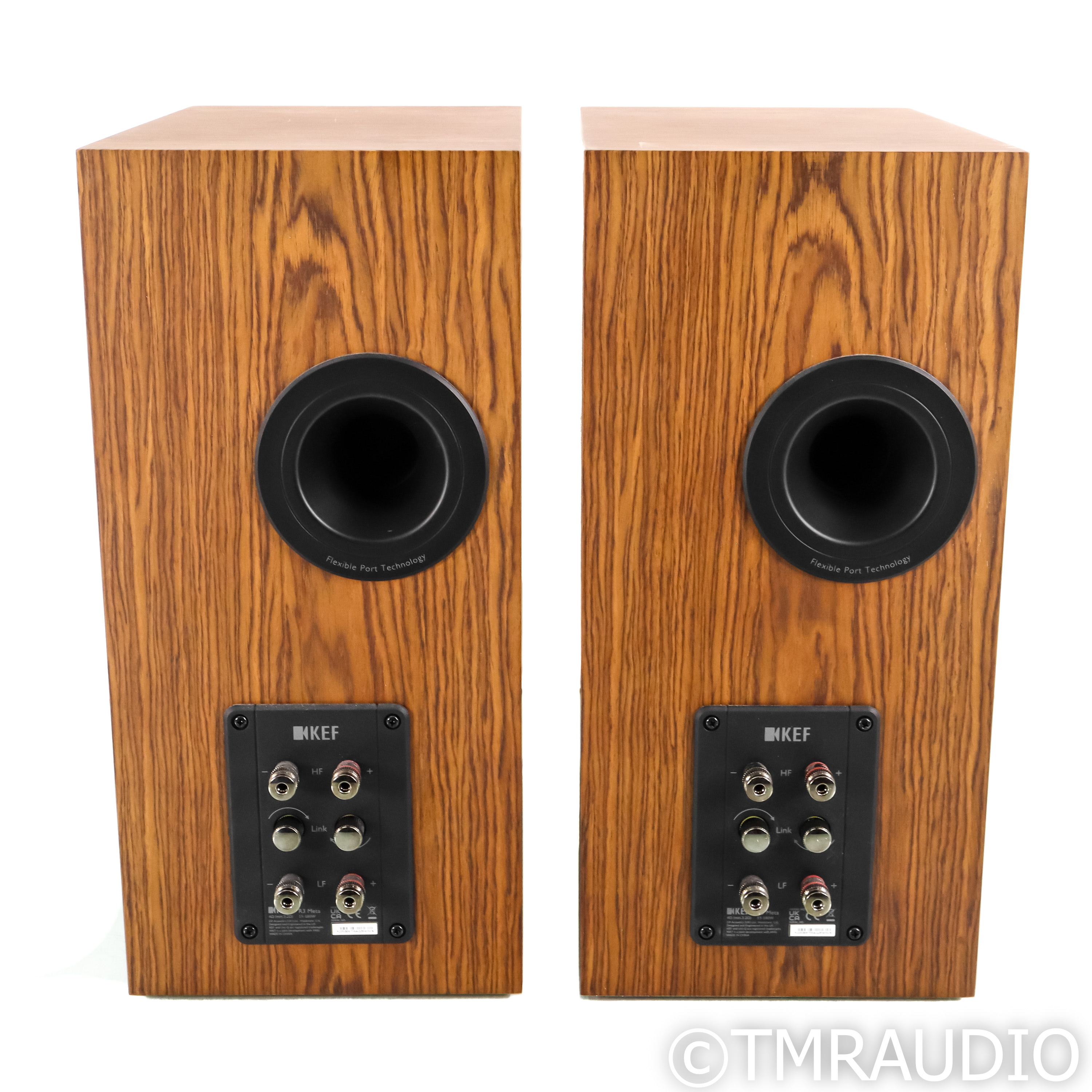 KEF R3 Meta Bookshelf Speakers; Walnut Pair - The Music Room