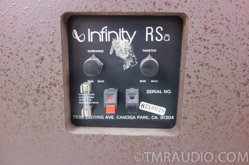 Infinity RSa Vintage Speakers in Factory Boxes w/ Stands - The Music Room