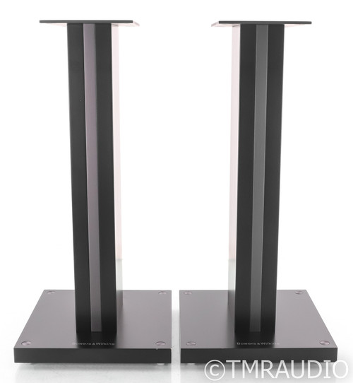 B&W FS-700 S2 Bookshelf Speaker Stands; Black - The Music Room