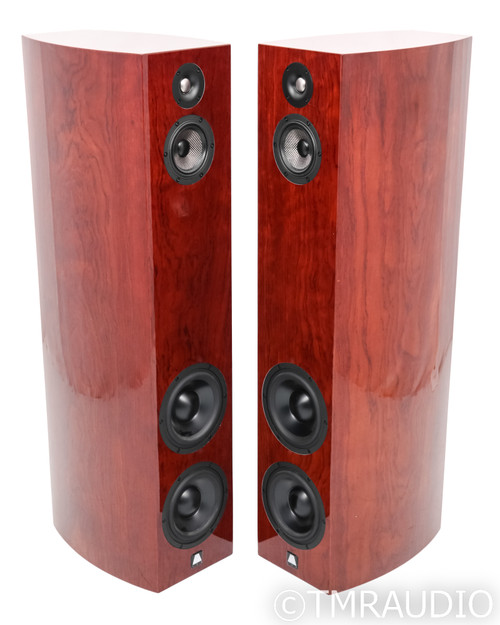 LSA 20 Statement Floorstanding Speakers; Chocolate Rosewood Laquer Pair (SOLD) - The Music Room